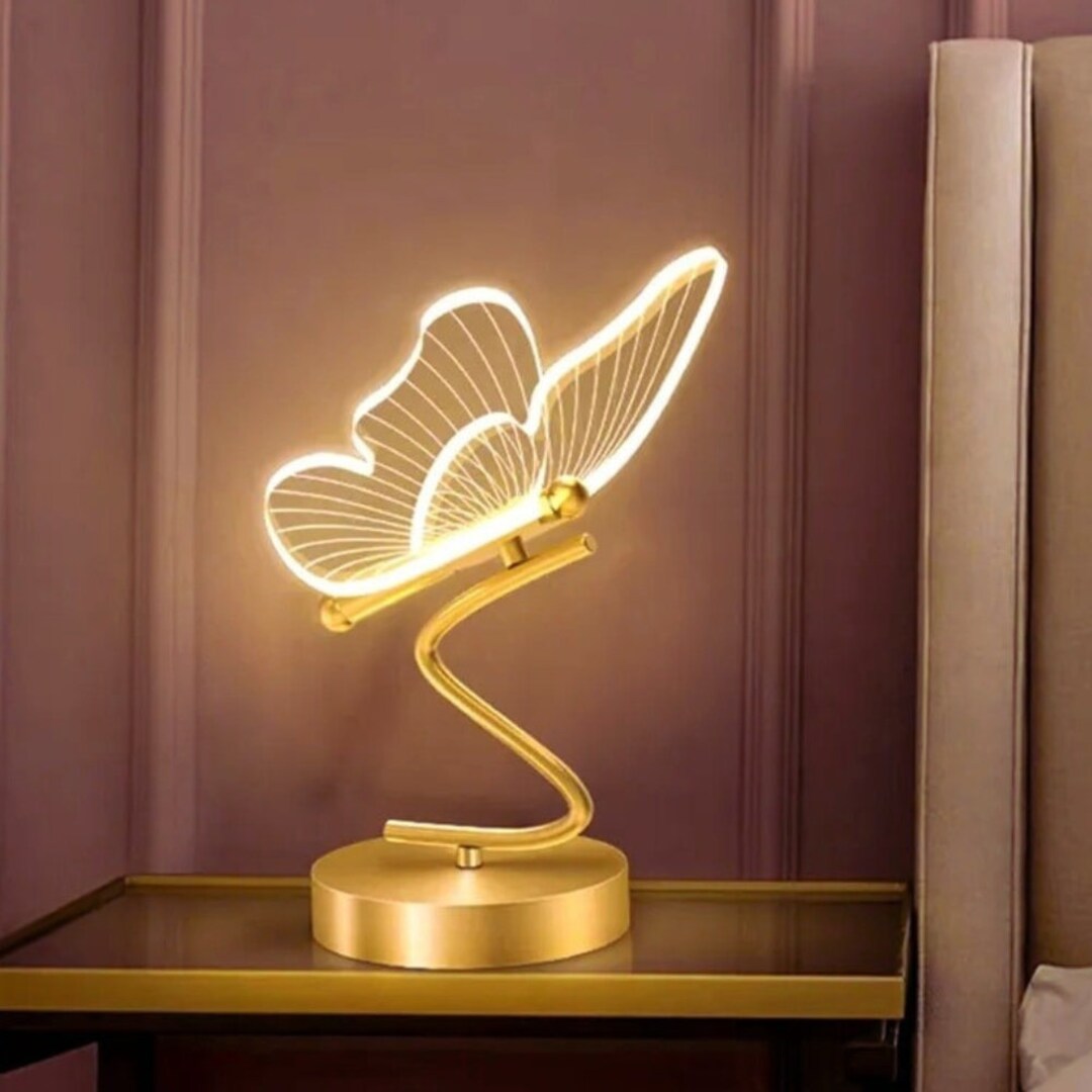 Table Lamp: Butterfly Desk Lamp Gift for Kids - Etsy