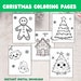 20 Christmas Coloring Pages, Christmas Printable, Christmas Games ...