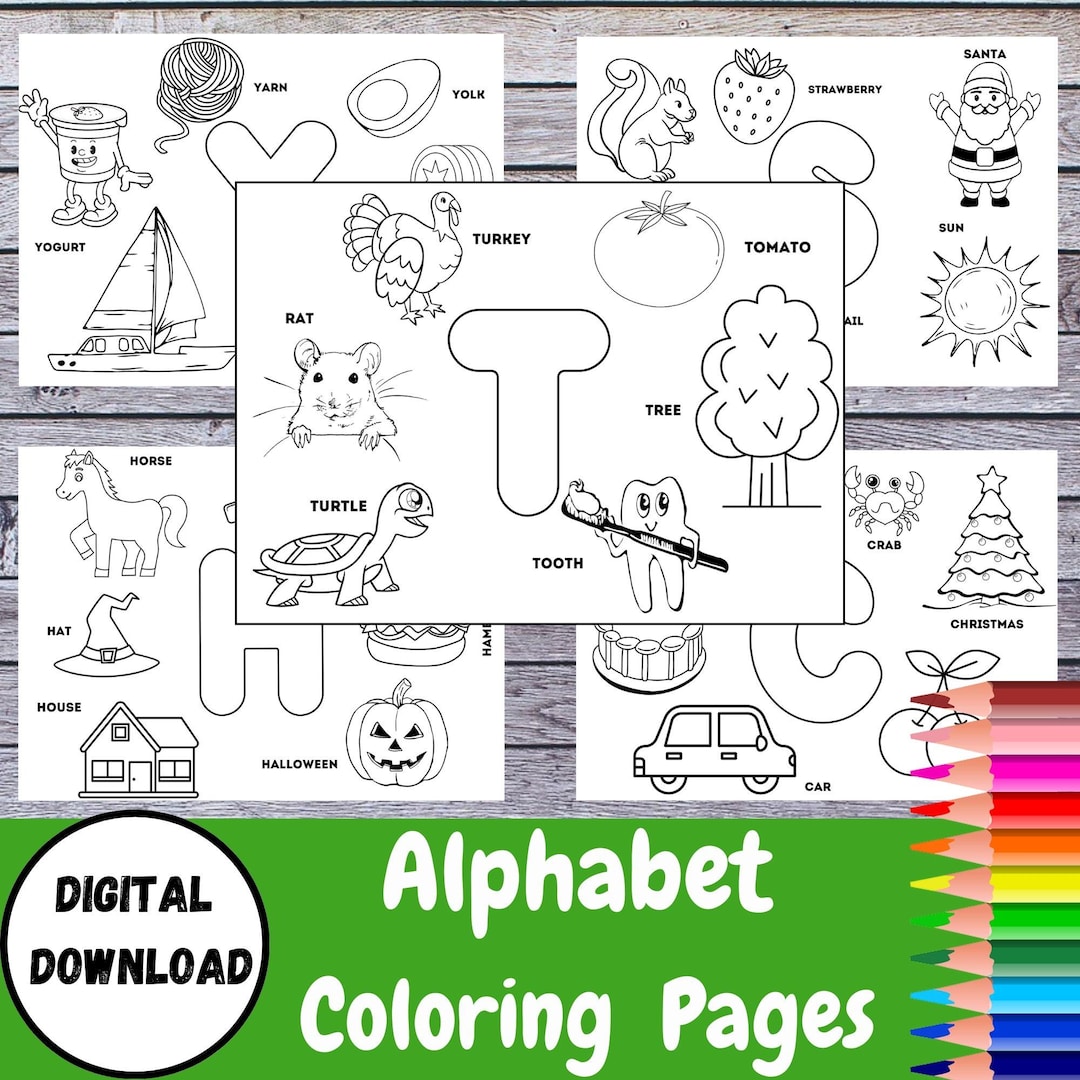 Alphabet Coloring Pages, Preschool Coloring Pages, Preschool Activity ...