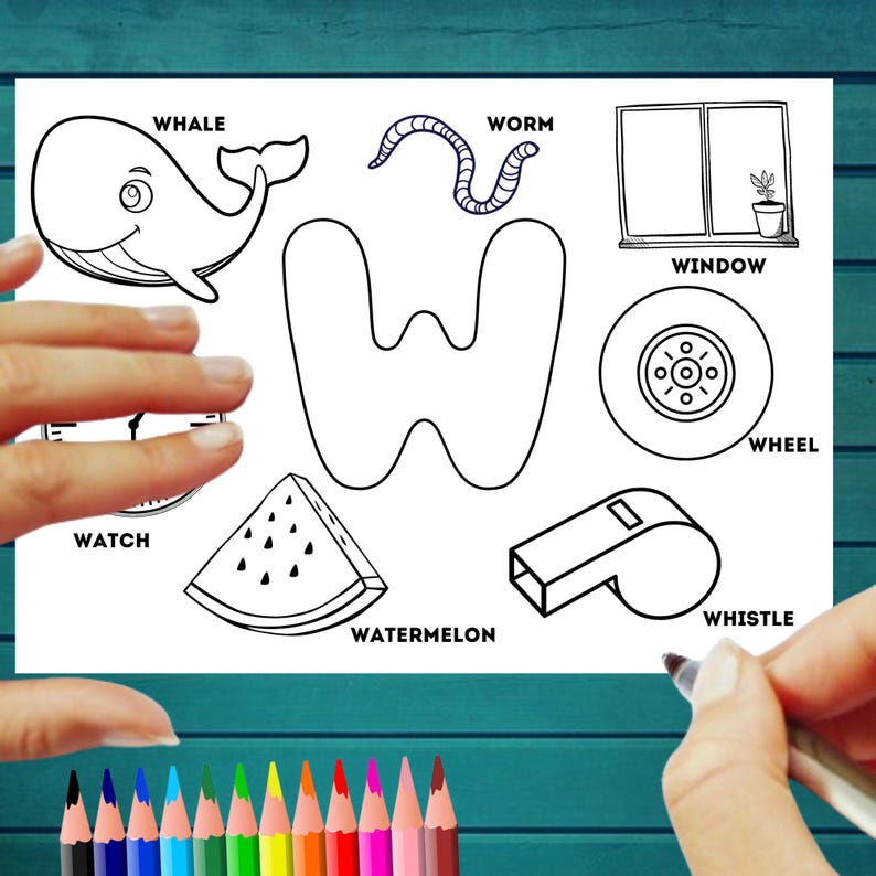 Alphabet Coloring Pages, Preschool Coloring Pages, Preschool Activity ...