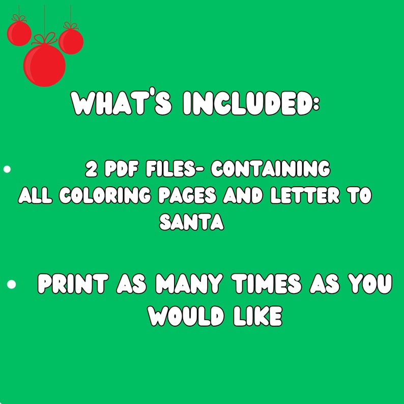 40 Easy Christmas Coloring Pages for Kids Christmas - Etsy