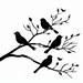 Bird SVG, Bird on Branch SVG, Birds SVG, Birds on Branch Svg, Branch ...