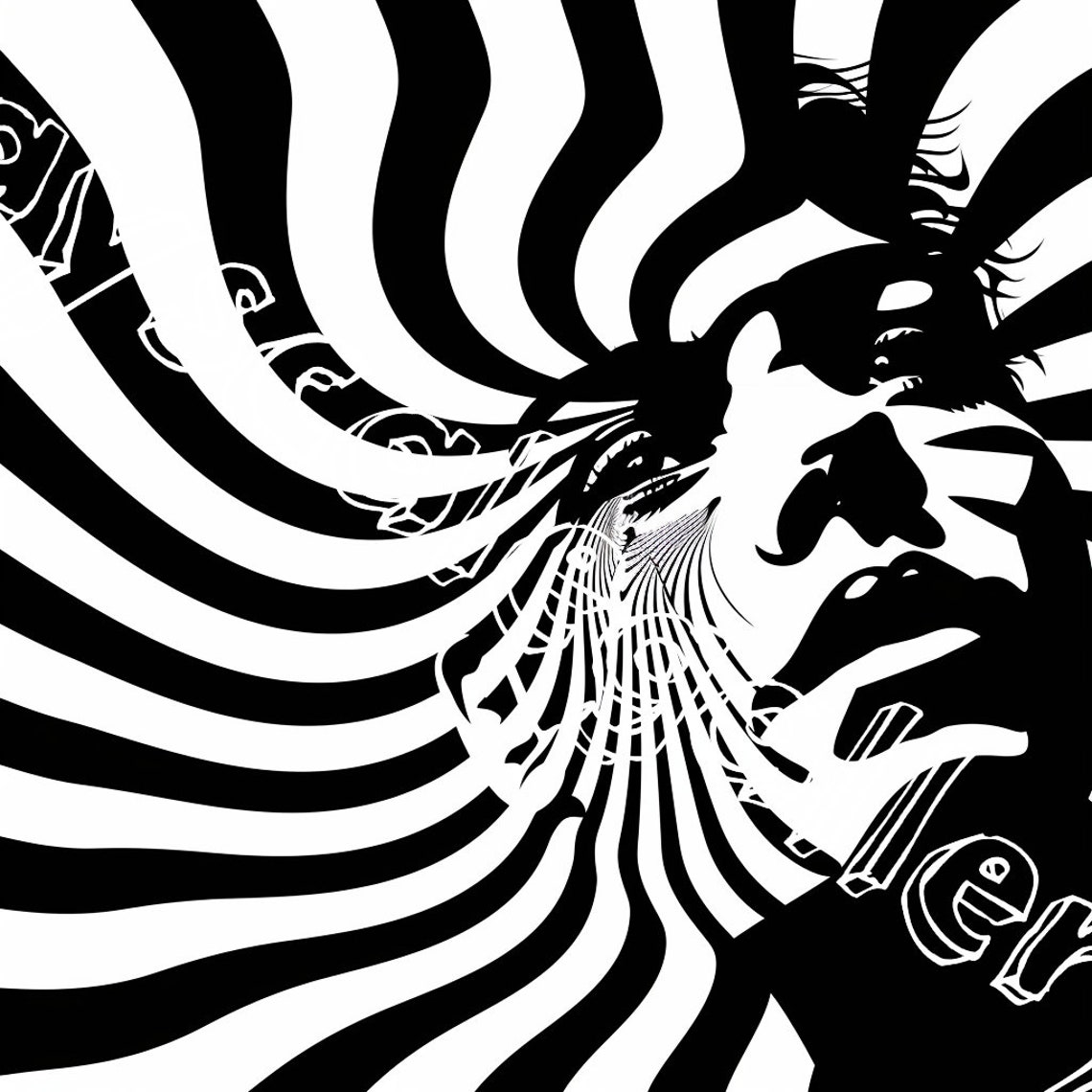 Optical Illusion SVG, Optical Illusion Cut File, Optical Illusion DXF ...