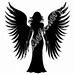 Angel SVG, Angel DXF, Angel Clipart, Angel Silhouette, Angel Svg Files ...