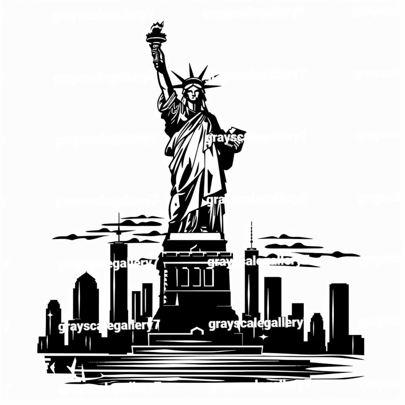 New York SVG, New York City SVG, New York DXF, New York Cut File, New ...