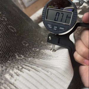 Exotic Leather Finished Ring Lizard for Luxury Leathercrafting, Leathercraft, Lizard Leather ...