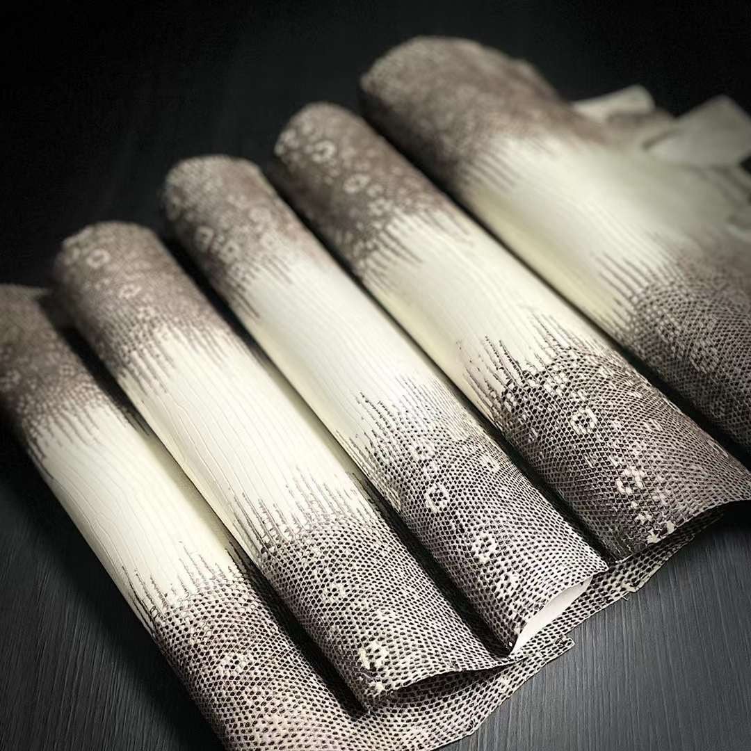 Exotic Leather Hides Finished Lizards for Luxury Leathercrafting ...