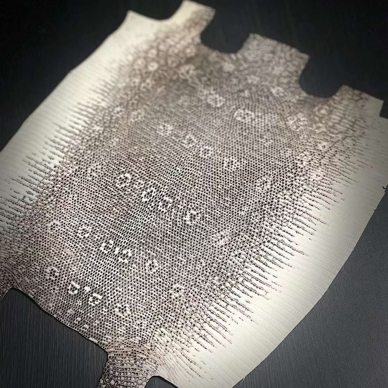 Exotic Leather Finished Ring Lizard for Luxury Leathercrafting ...