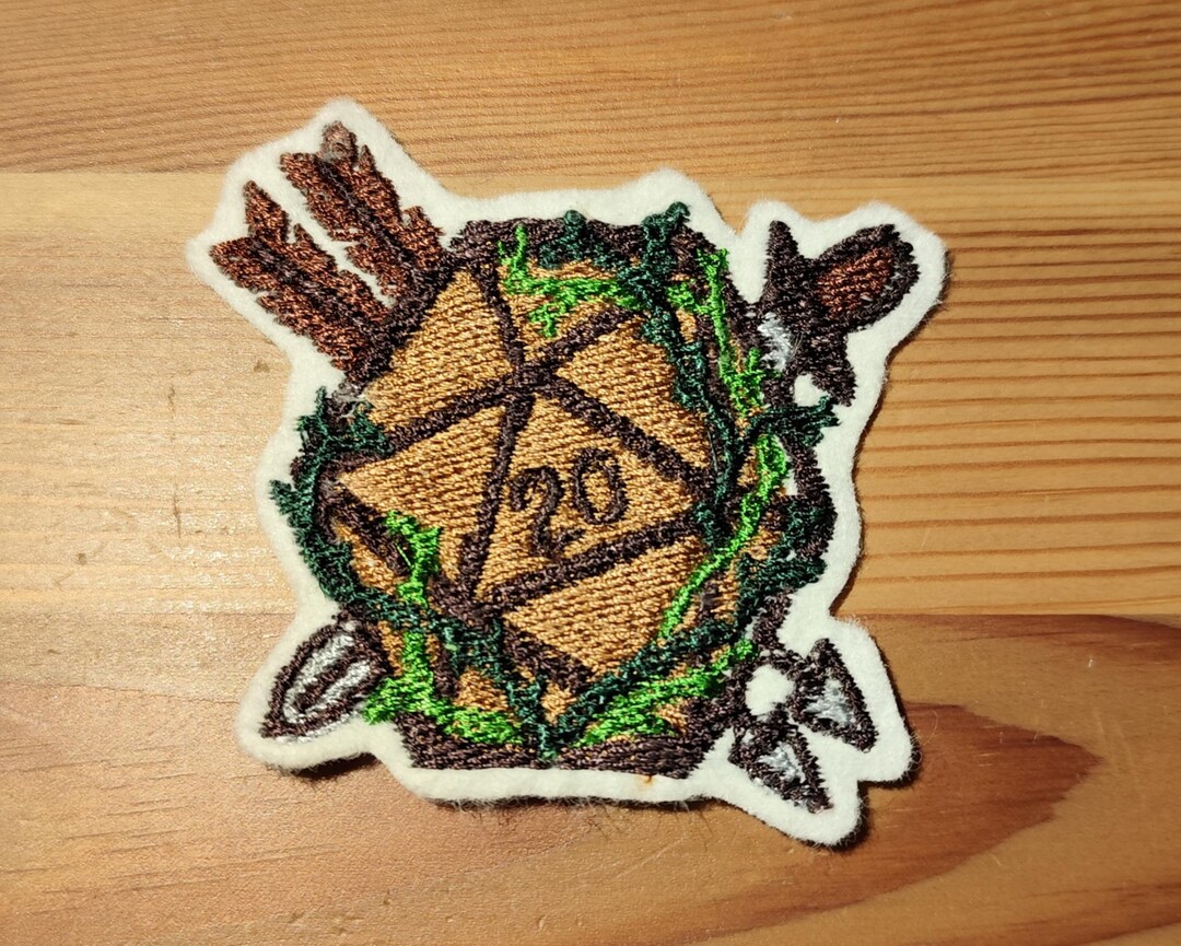 D20 Ranger Iron-on Patch - Etsy
