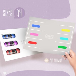 Preschool Color Matching Game, Color Activity, Learning Colors ...