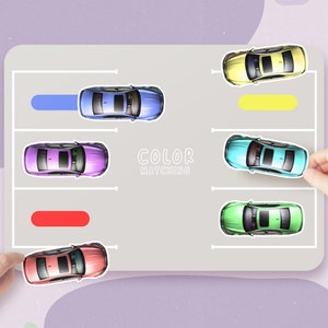 Preschool Color Matching Game, Color Activity, Learning Colors ...