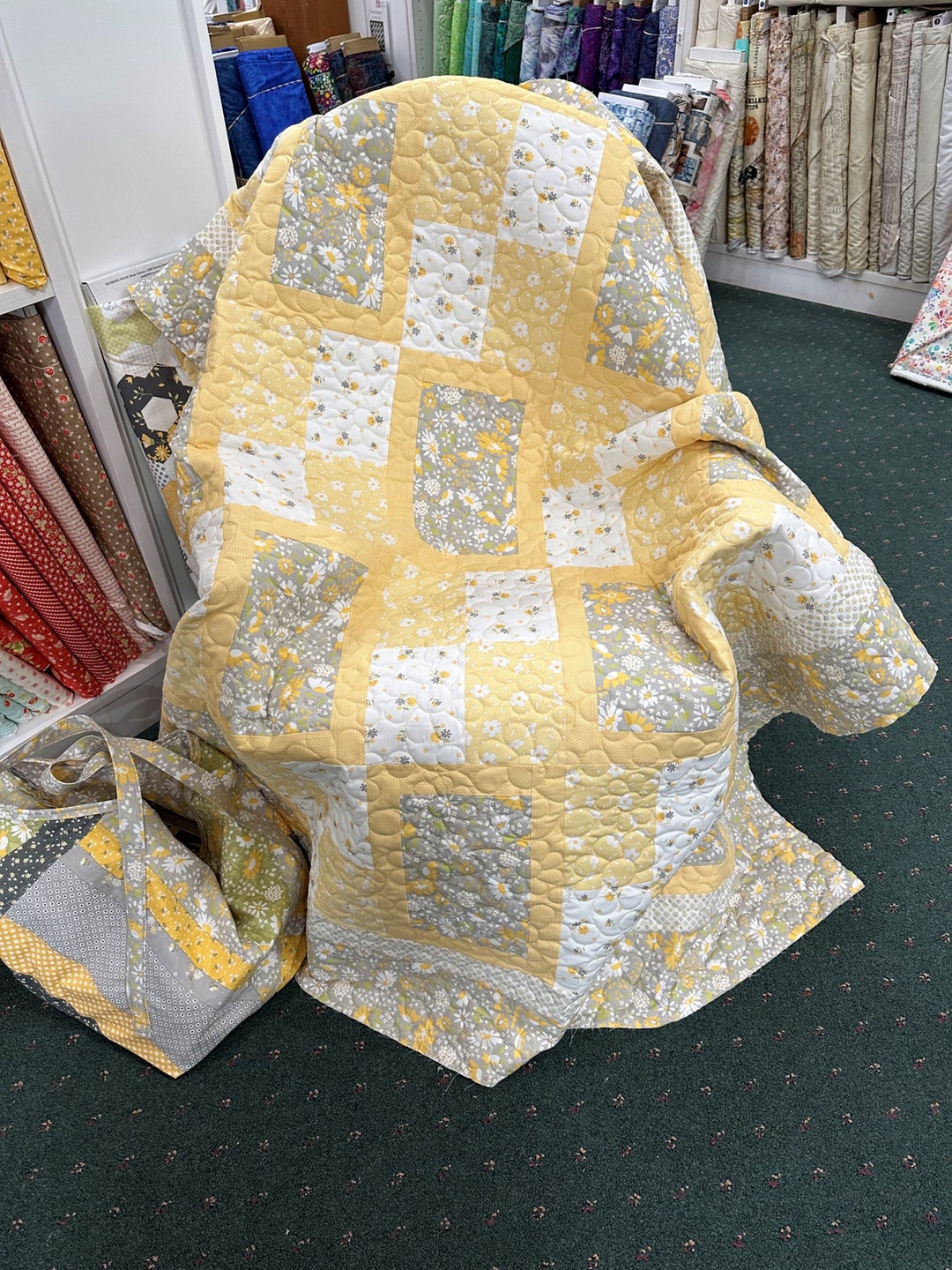 Retired Quilt Sample Twos Company 60 X 80 - Etsy