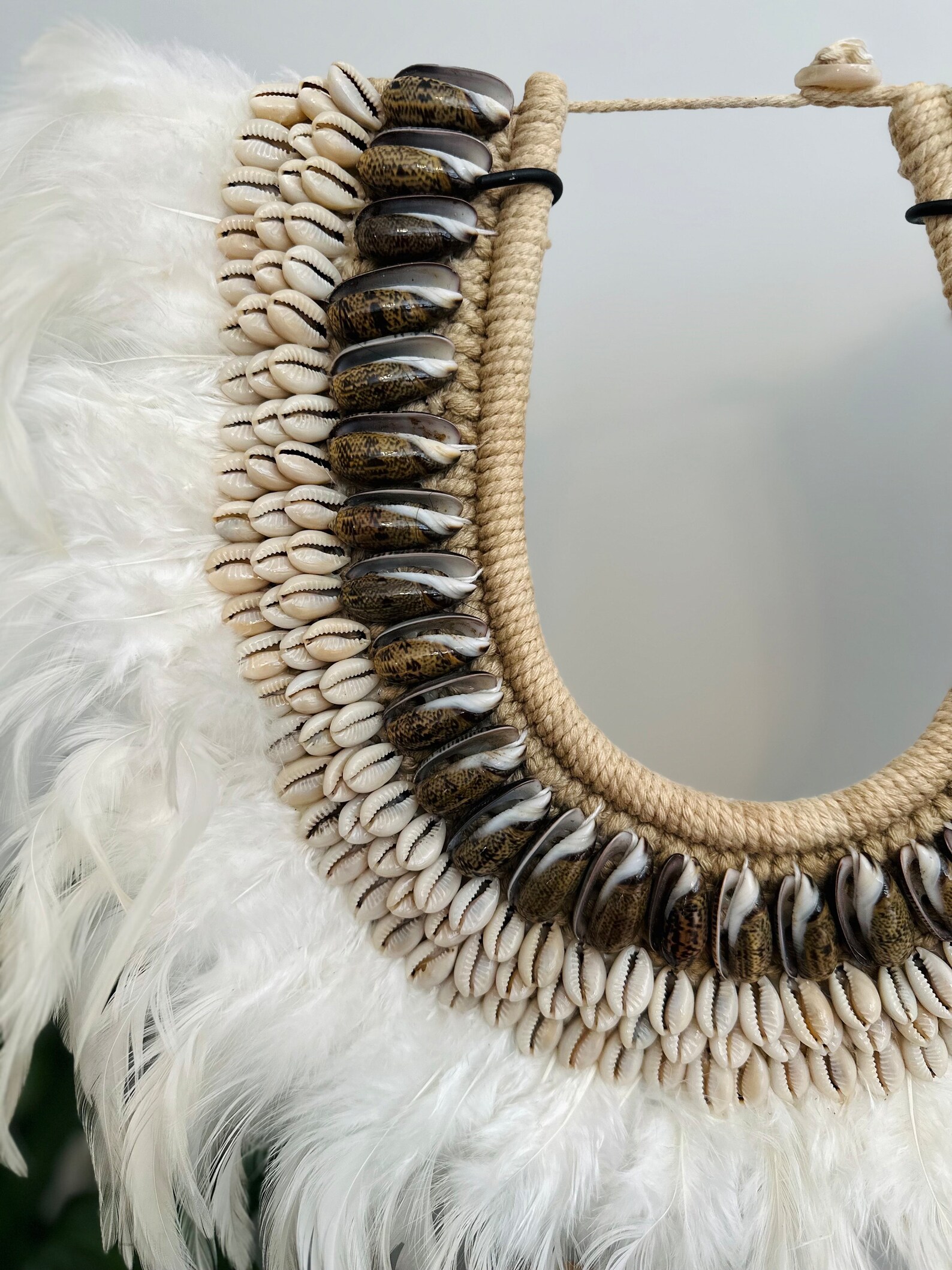 Traditional Balinese Papua Necklace, Decorative Stand With Shell, Bali ...