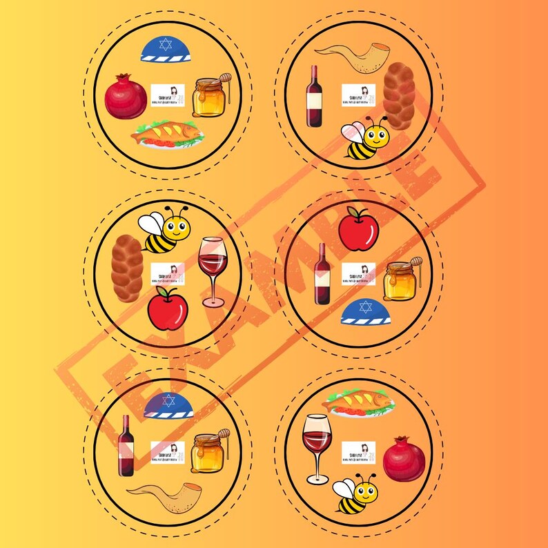 Rosh Hashanah Spot It - Etsy