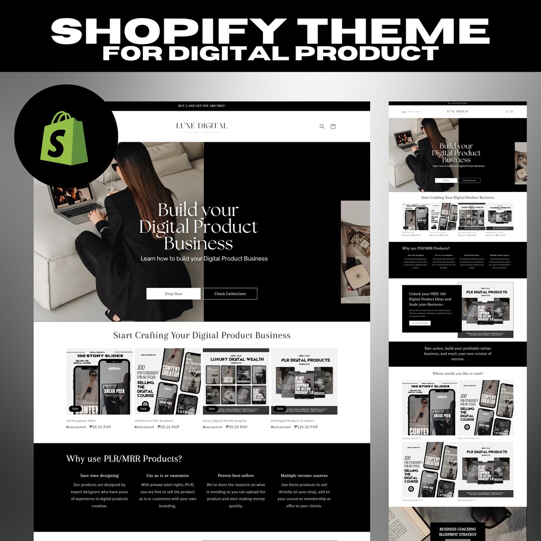 Digital Product Website , Website for Digital Product , Website ...