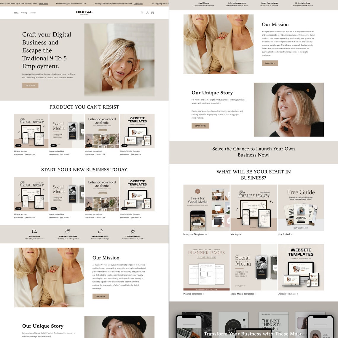 Shopify Theme for Digital Products ,digital Product Website ,digital ...