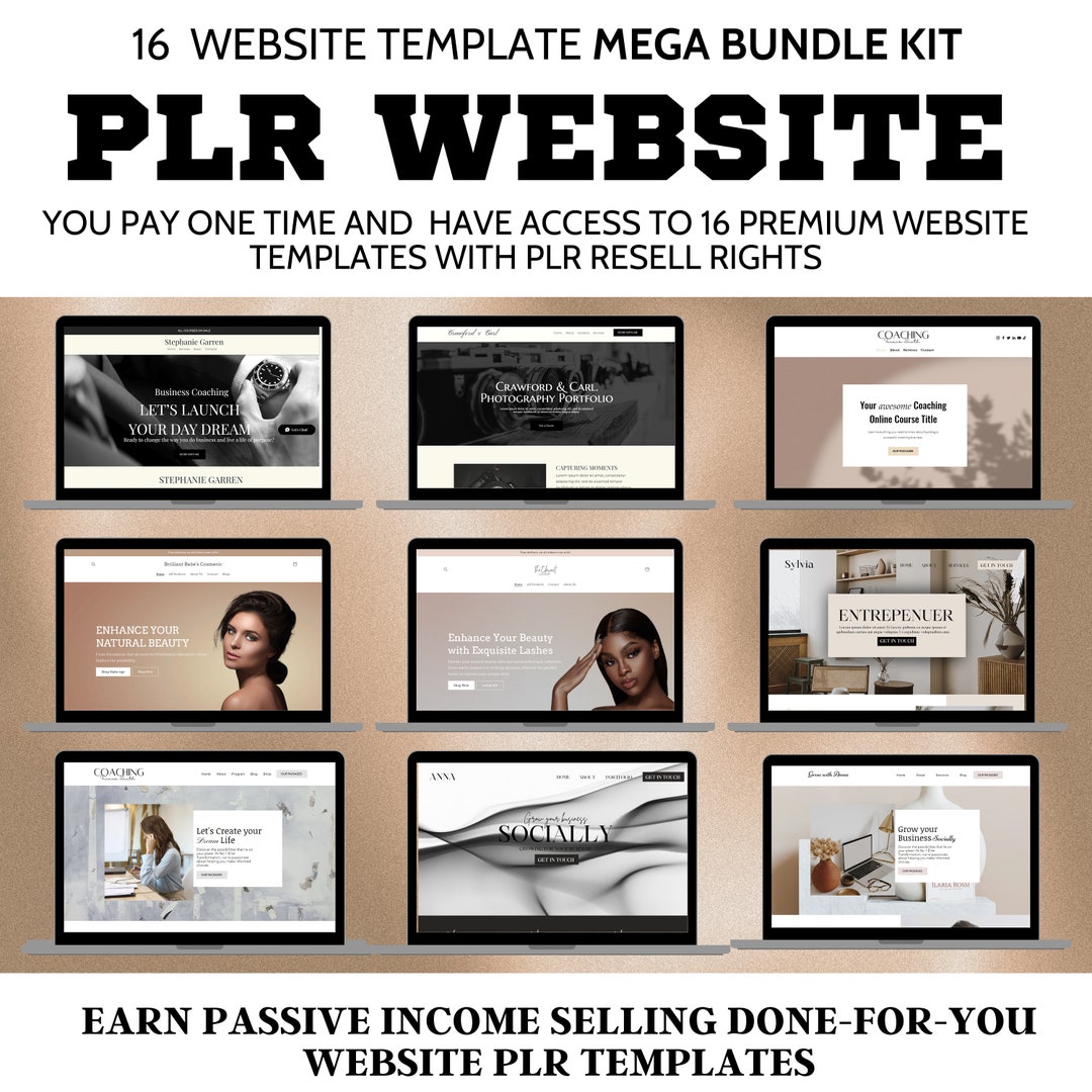 Plr , PLR Digital Planner, Plr Website , PLR Ebook Canva Template, Dfy ...