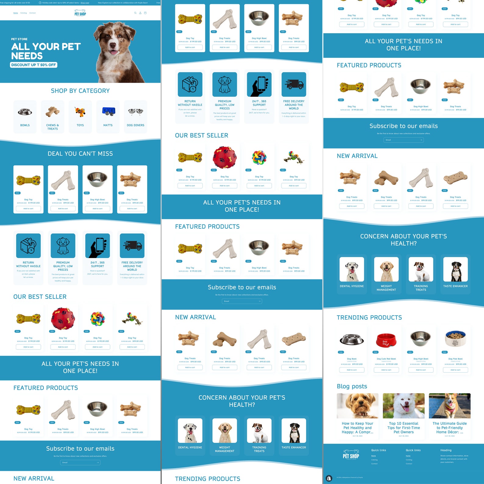 Shopify Theme for Pet Store , Pet Store Shopify Theme , Animal Store ...