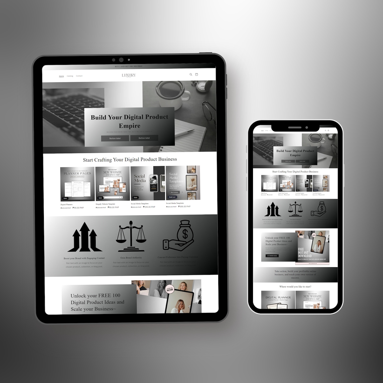 Shopify Theme for Digital Products ,digital Product Website ,digital ...