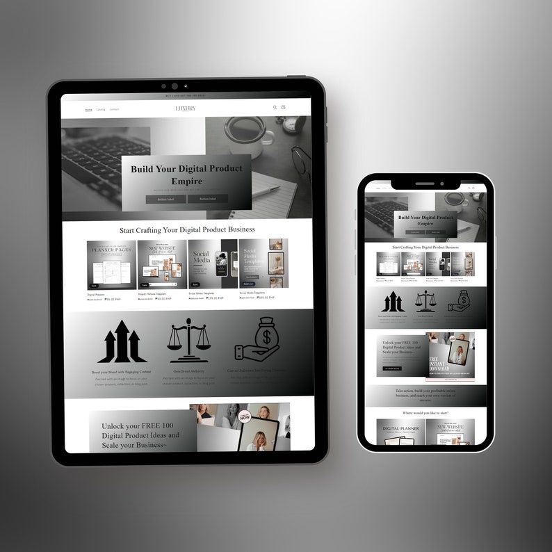 Shopify Theme for Digital Products ,digital Product Website ,digital ...