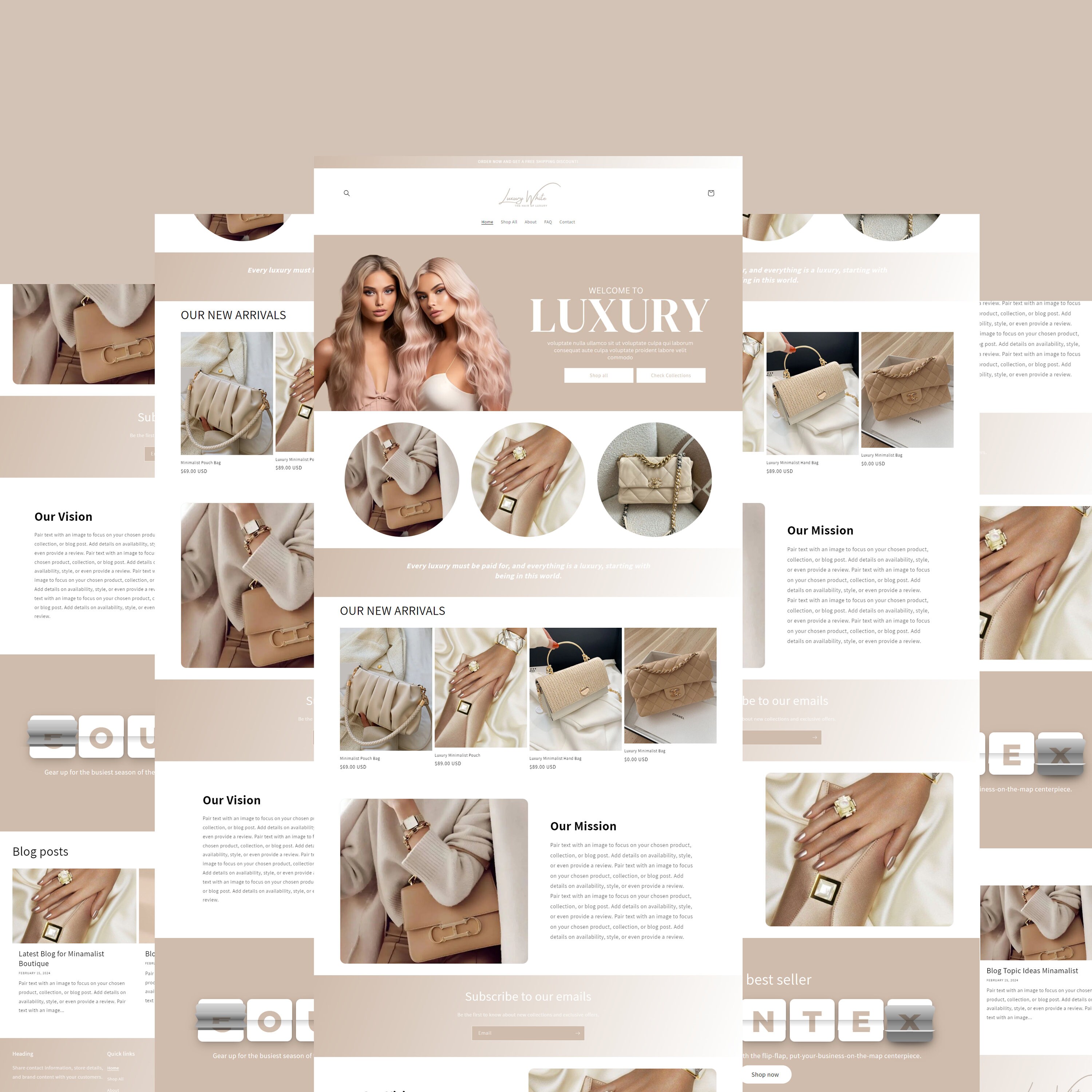 Boutique Shopify,boutique, Boutique Website,boutique Banner Shopify ...