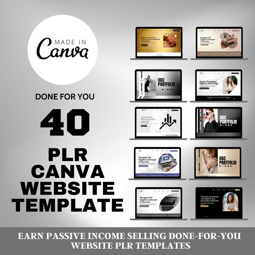 Canva Plr , Plr Digital Products , Plr Canva Templates , Canva Website ...
