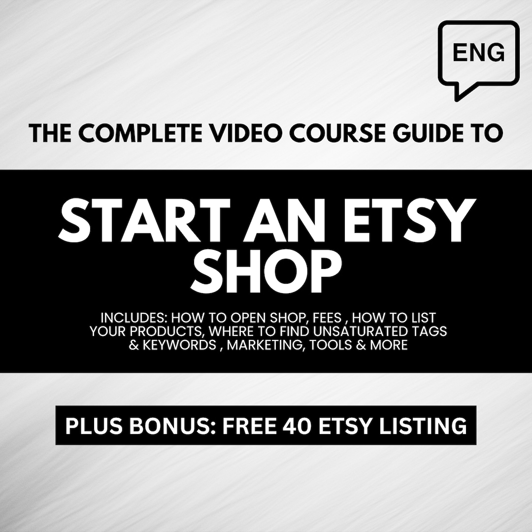 Etsy Course: How to Sell Digital Products on Etsy Free Digital Products ...