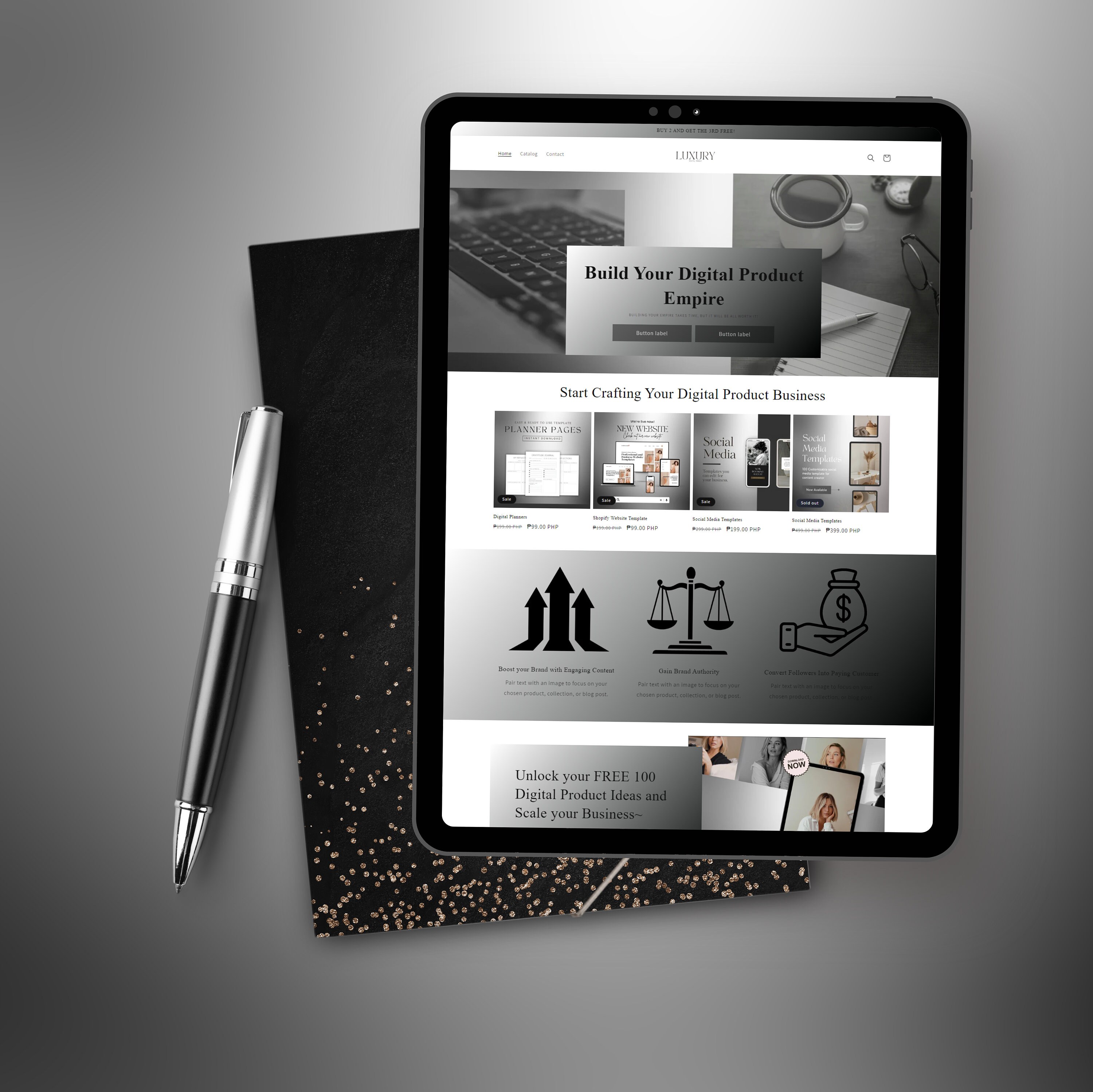 Shopify Theme for Digital Products ,digital Product Website ,digital ...