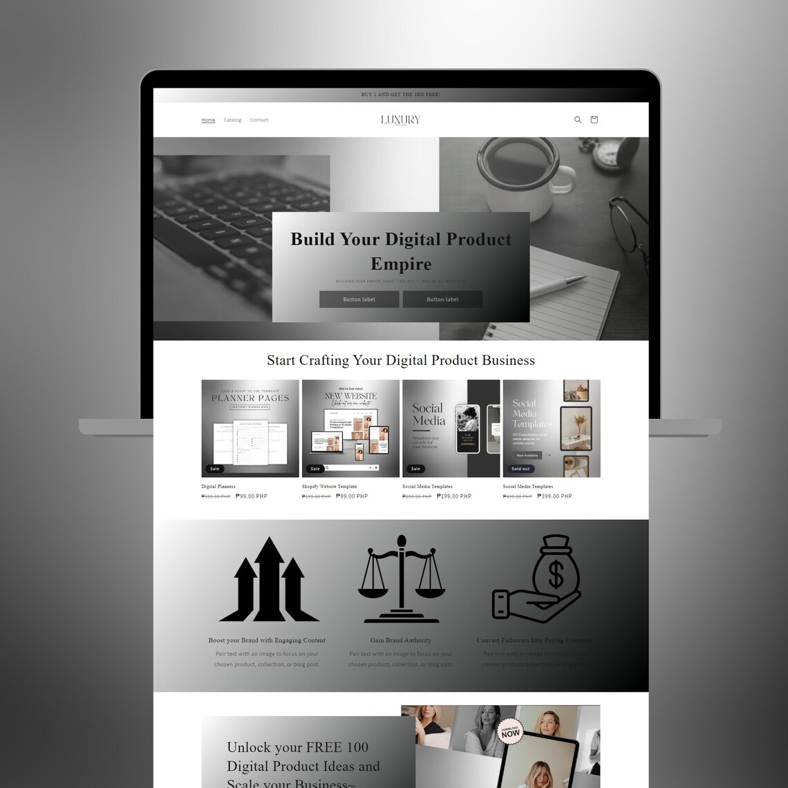 Shopify Theme for Digital Products ,digital Product Website ,digital ...