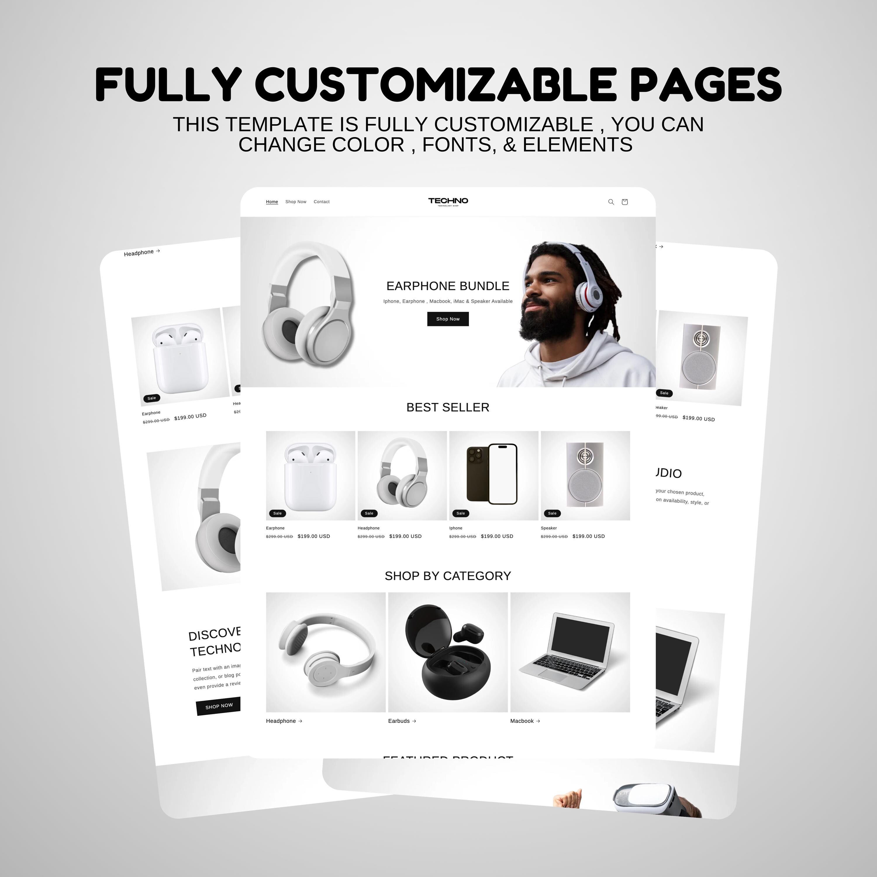 Electronics Shopify Website , Electronics Shopify Template , Shopify ...