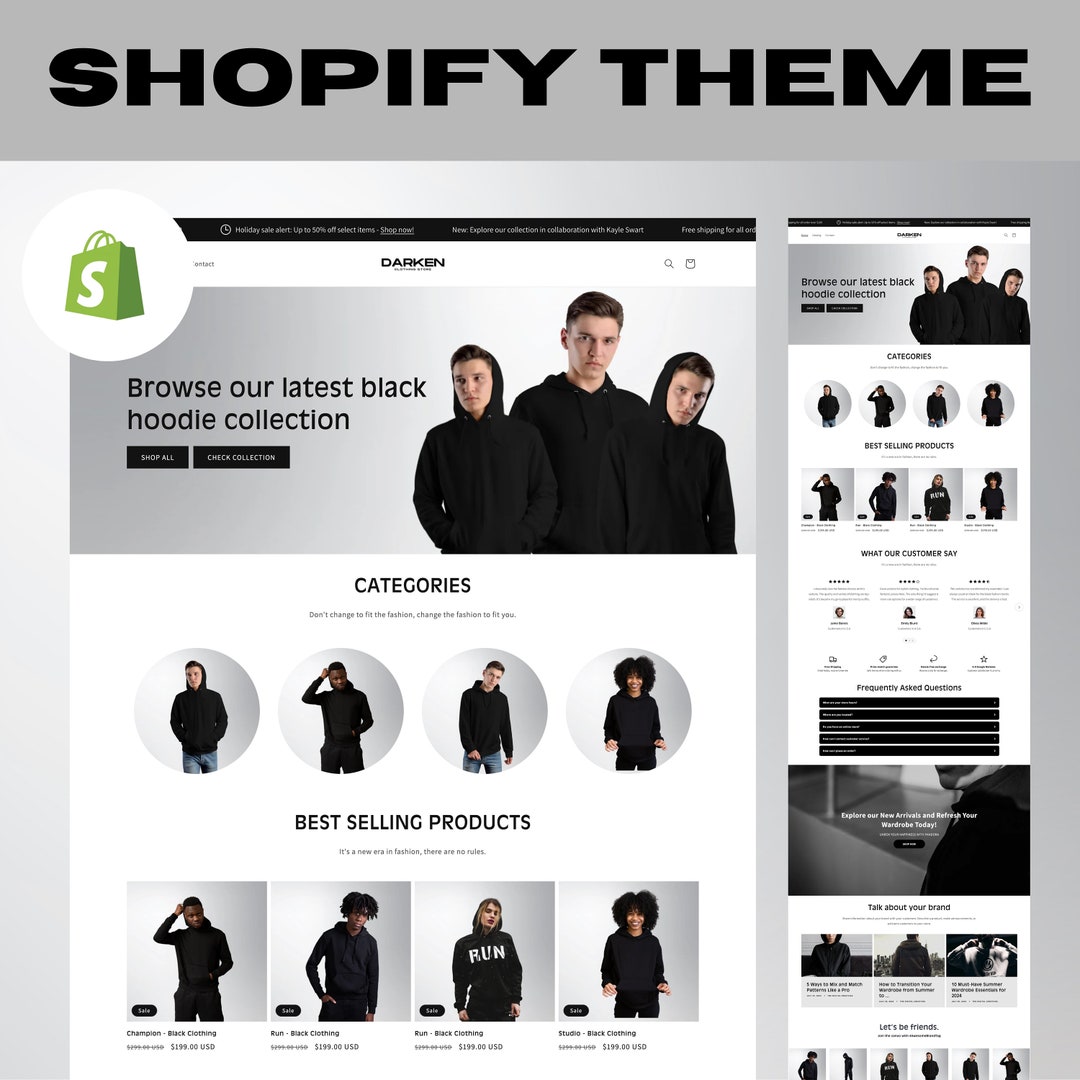 Clothing Shopify Theme , Shopify Theme Clothing , Shopify Template ...