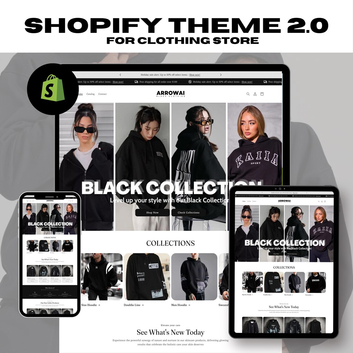 Clothing Shopify Theme , Shopify Theme Clothing , Shopify Template ...