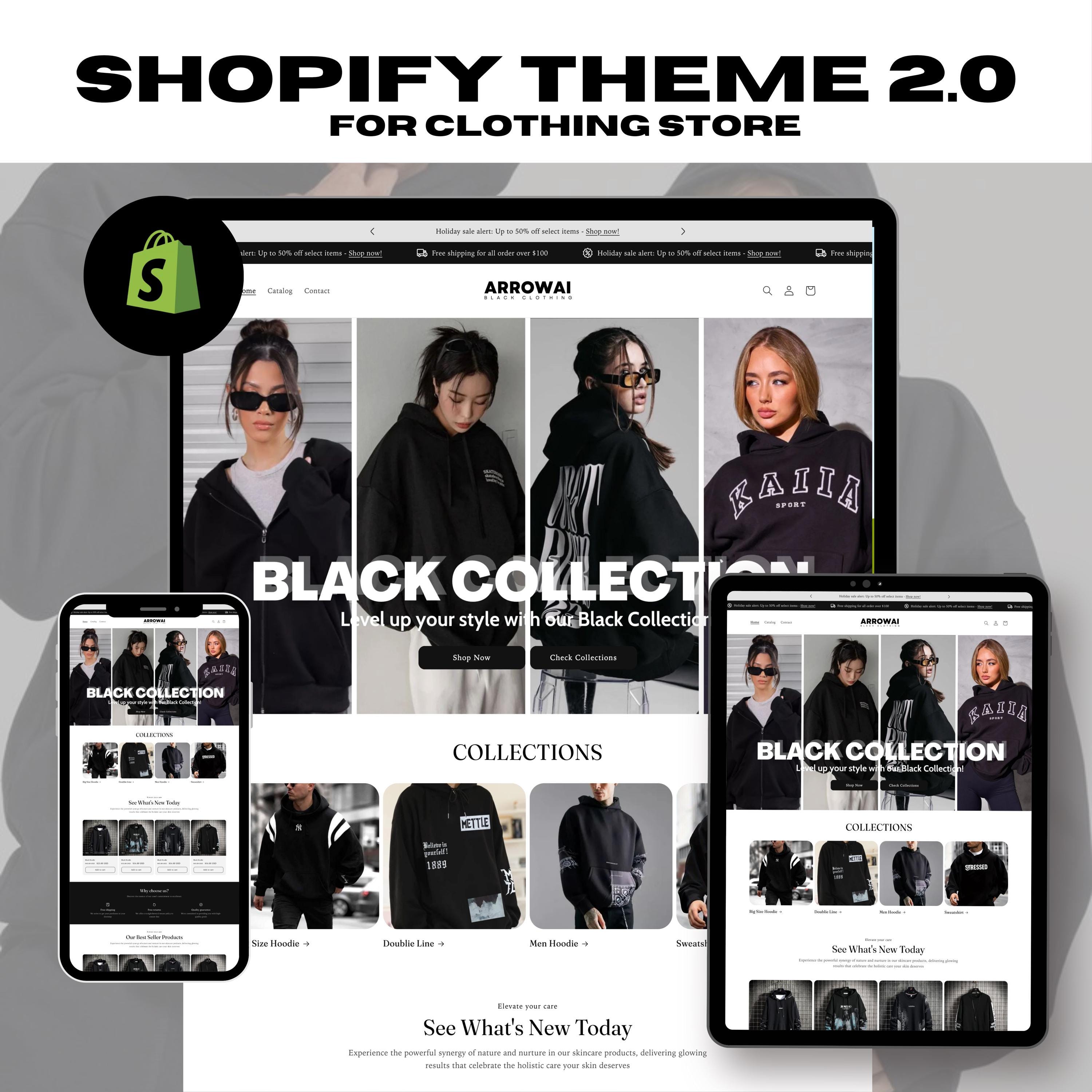 Clothing Shopify Theme , Shopify Theme Clothing , Shopify Template ...