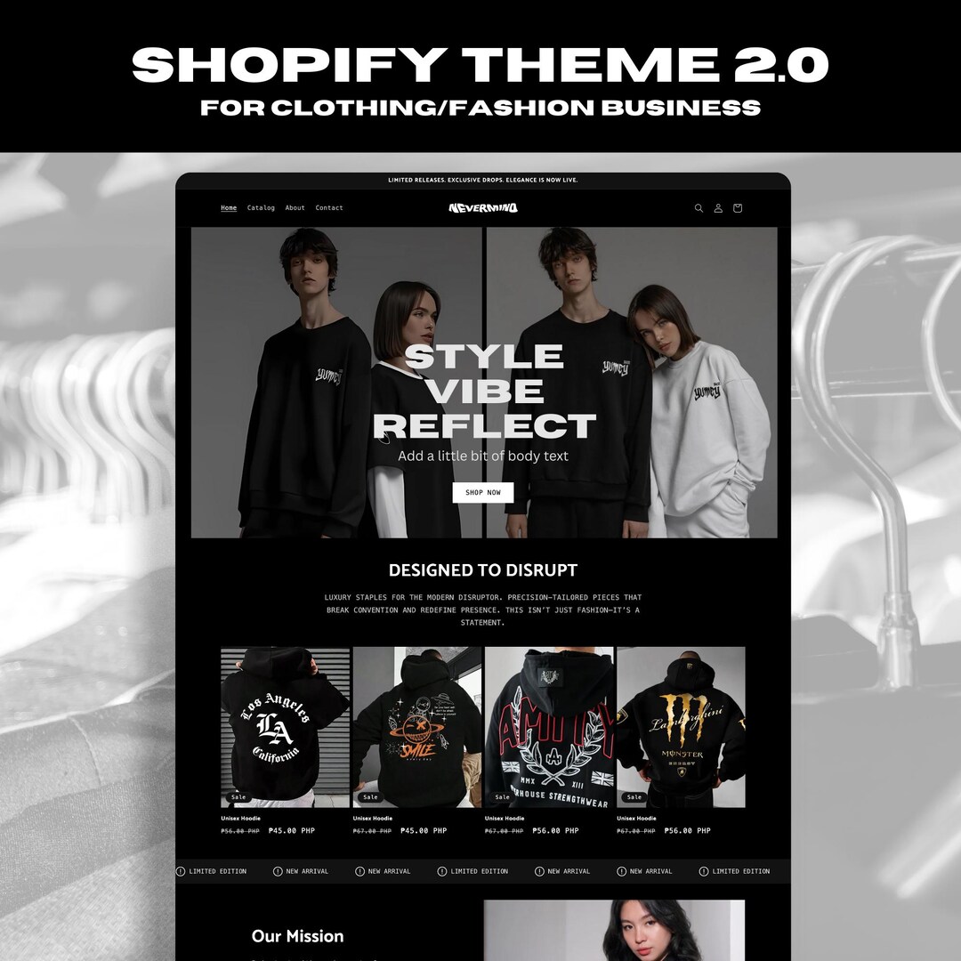 Shopify Clothing Website Template , Shopify Clothing Website , Shopify ...
