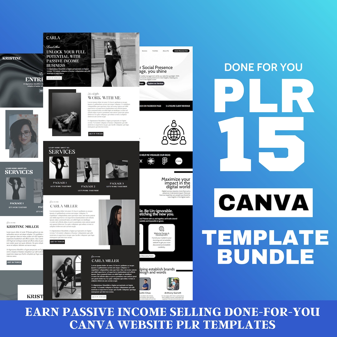 Canva Plr , Plr Digital Products , Plr Canva Templates , Canva Website ...