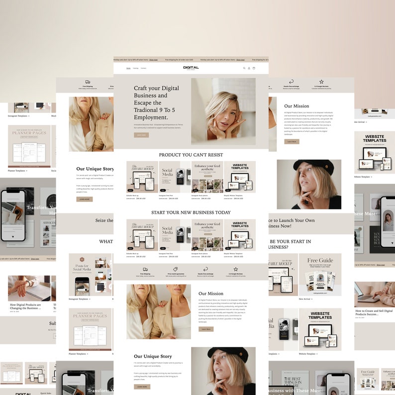 Shopify Theme for Digital Products ,digital Product Website ,digital ...