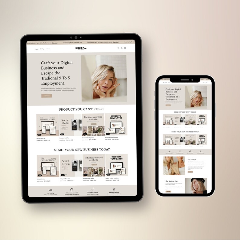 Shopify Theme for Digital Products ,digital Product Website ,digital ...