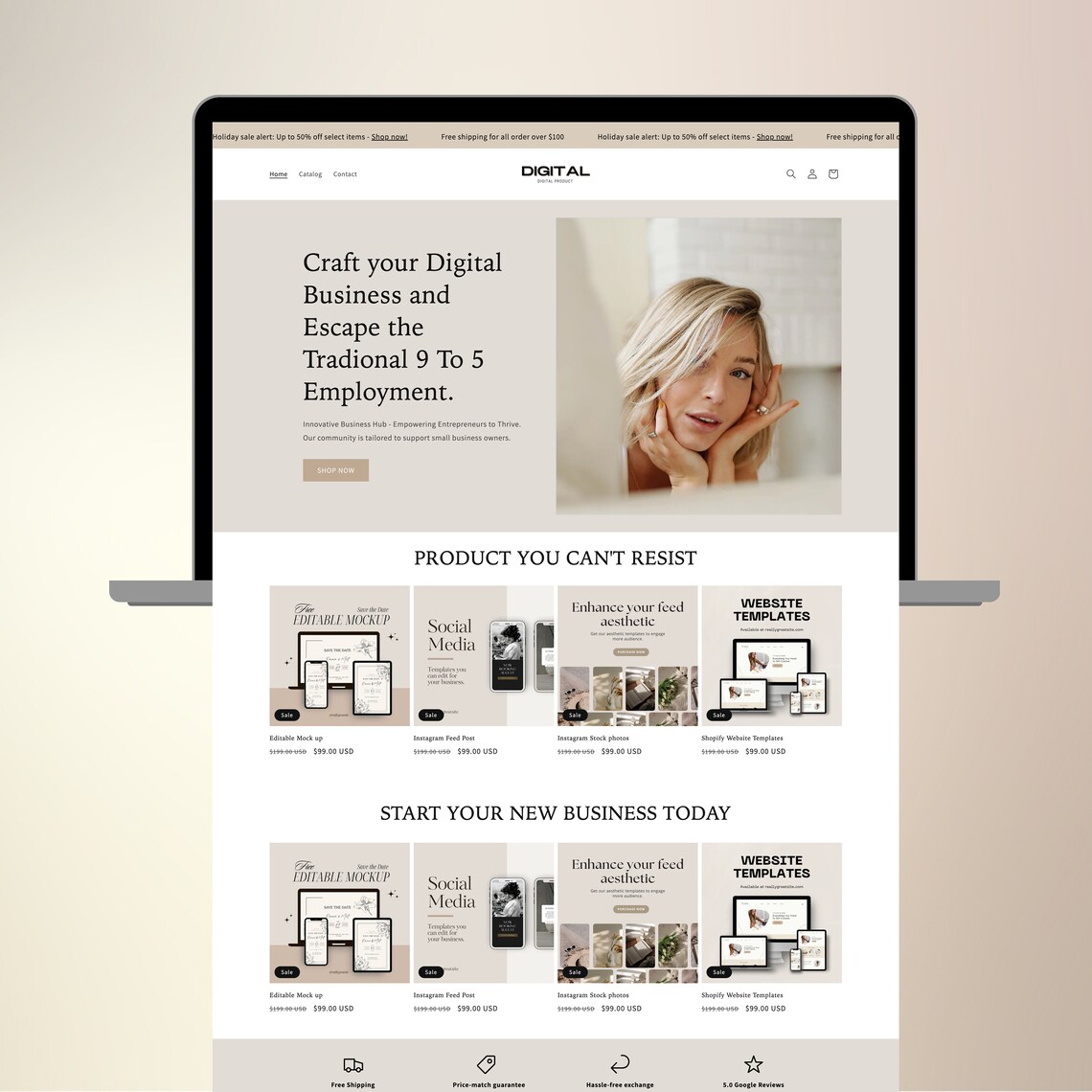 Shopify Theme for Digital Products ,digital Product Website ,digital ...