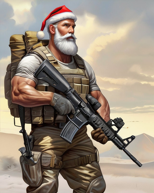Machine Gun Santa