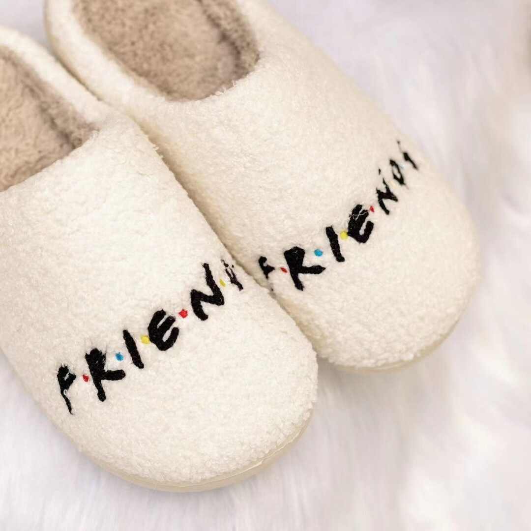 Friends Themed Slippersfriends Christmas Slippersfunny - Etsy