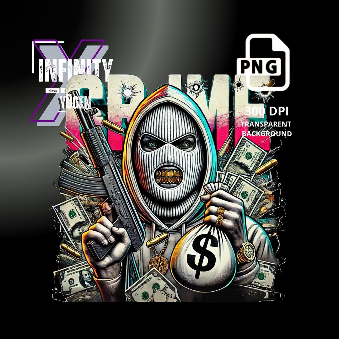 Money Urban Designs Ski Mask PNG Ski Mask Guy Png Streetwear Style Png ...