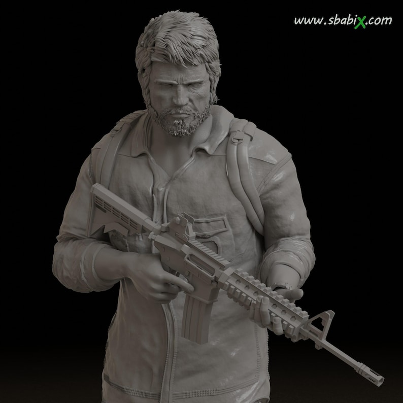 Joel – the Last of Us – 3d Printer Assembly Miniature Stl Model 250mm ...
