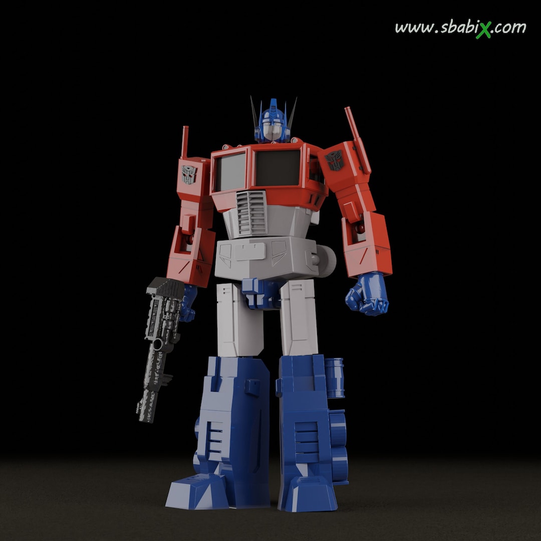 Optimus Prime G1 80’s Flexy Articulate 3d Printer Assembly Miniature ...