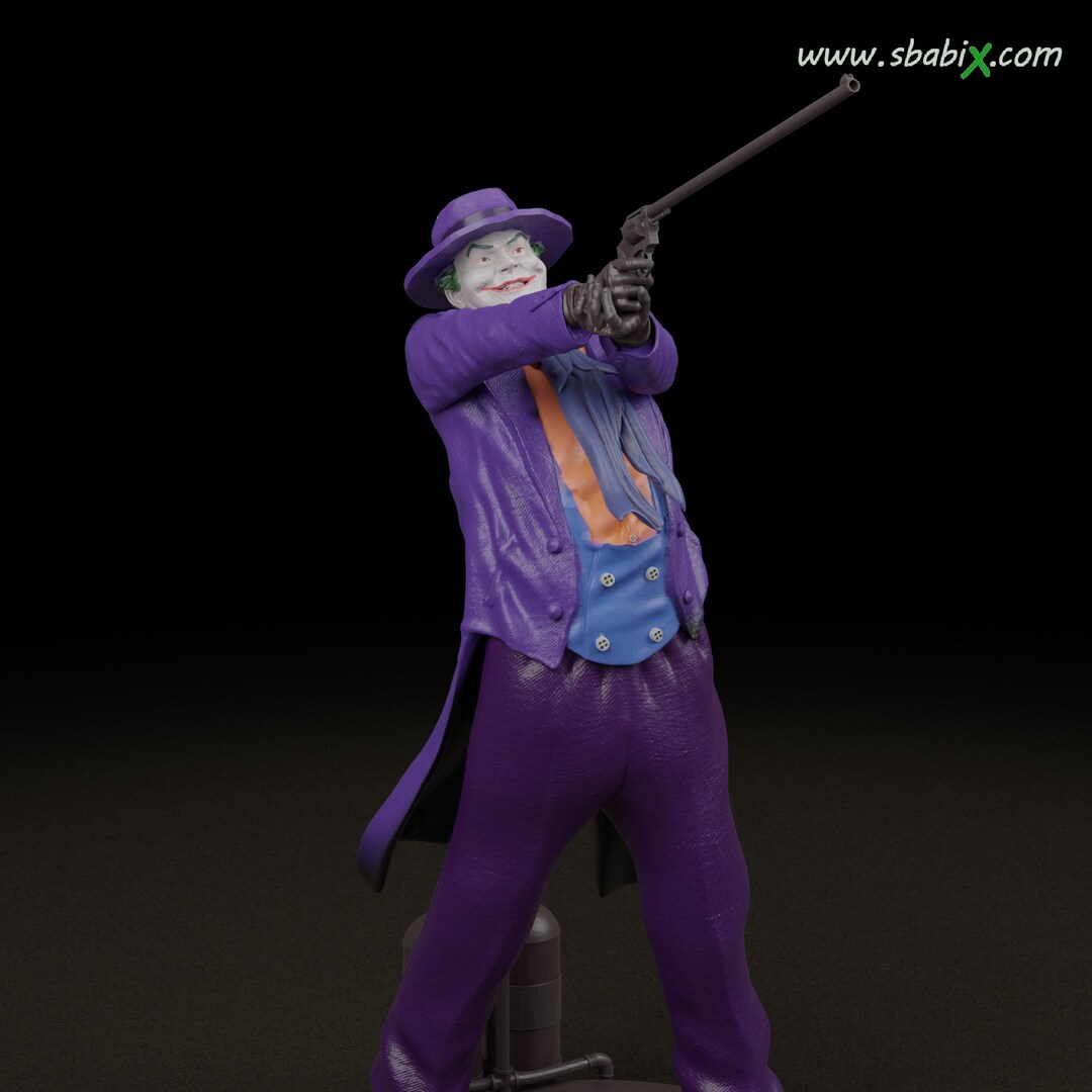 Joker Jack Nicholson 80’s 3d Printer Assembly Miniature Stl Model 300mm ...