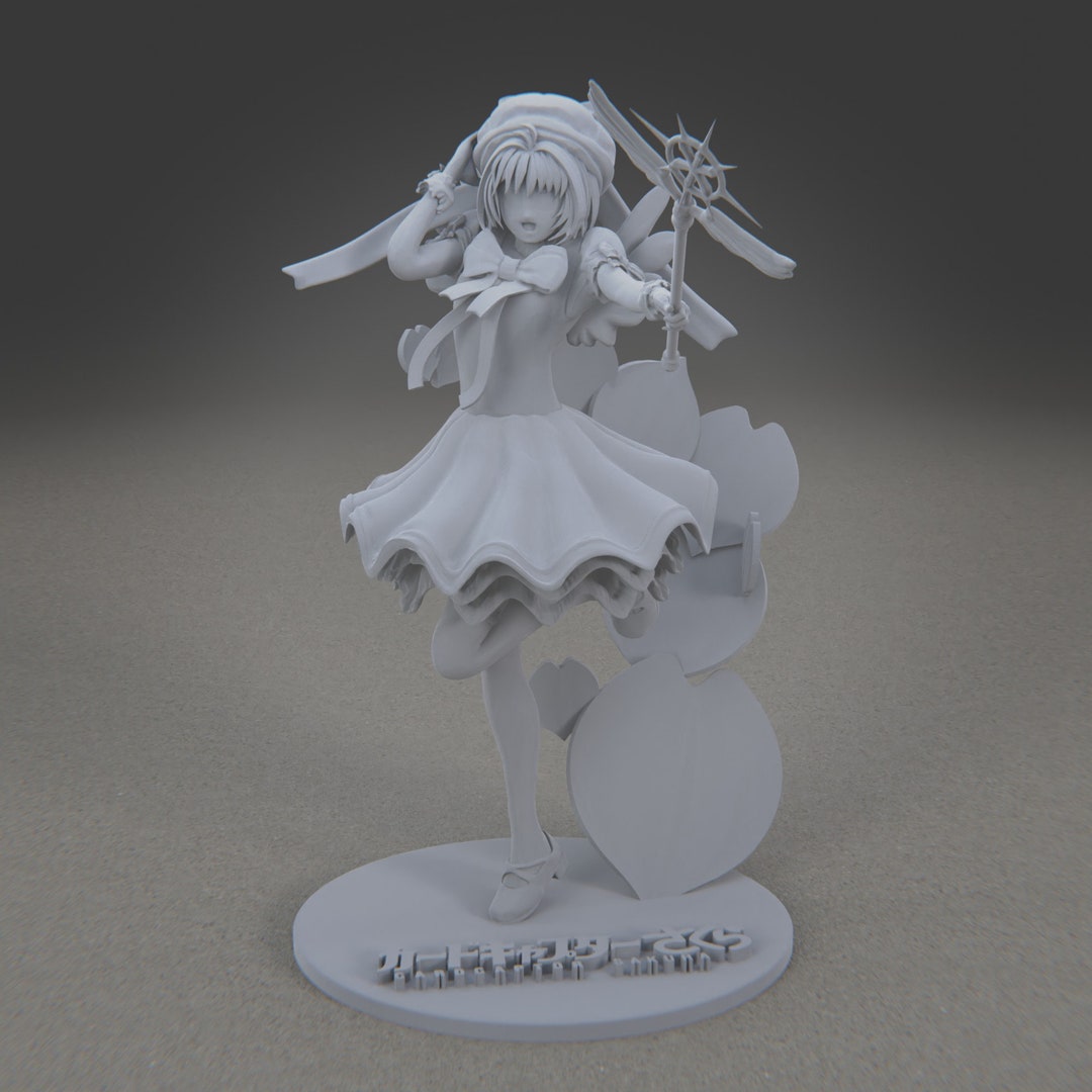 Card Captor Sakura – 3d Printer Assembly Miniature Stl Model – 210 Mm ...