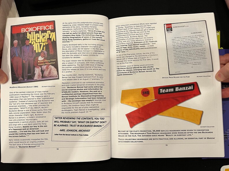 The Buckaroo Banzai Collectors' Compendium With Poster Print ...