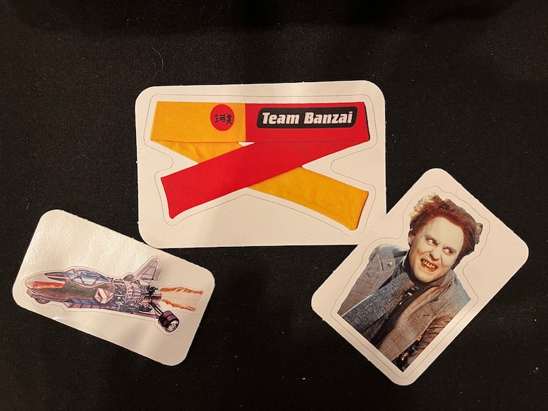 3 Pack Sticker Set From the Movie the Adventures of Buckaroo Banzai! - Etsy