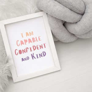 Affirmations for Kids | Classroom Posters | I Am Affirmations ...