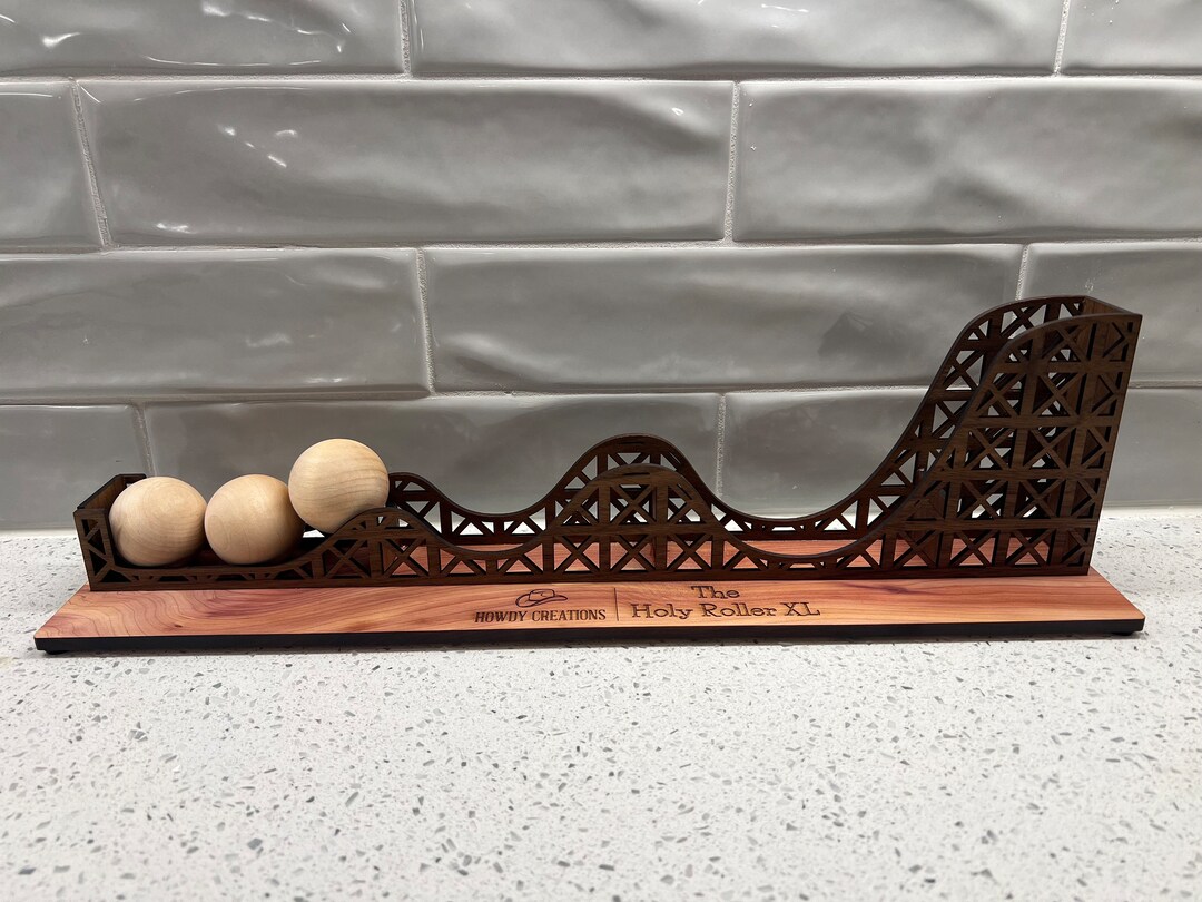 The Holy Roller XL Ball Roller Coaster Toy | Handmade Ball Toy | Free ...