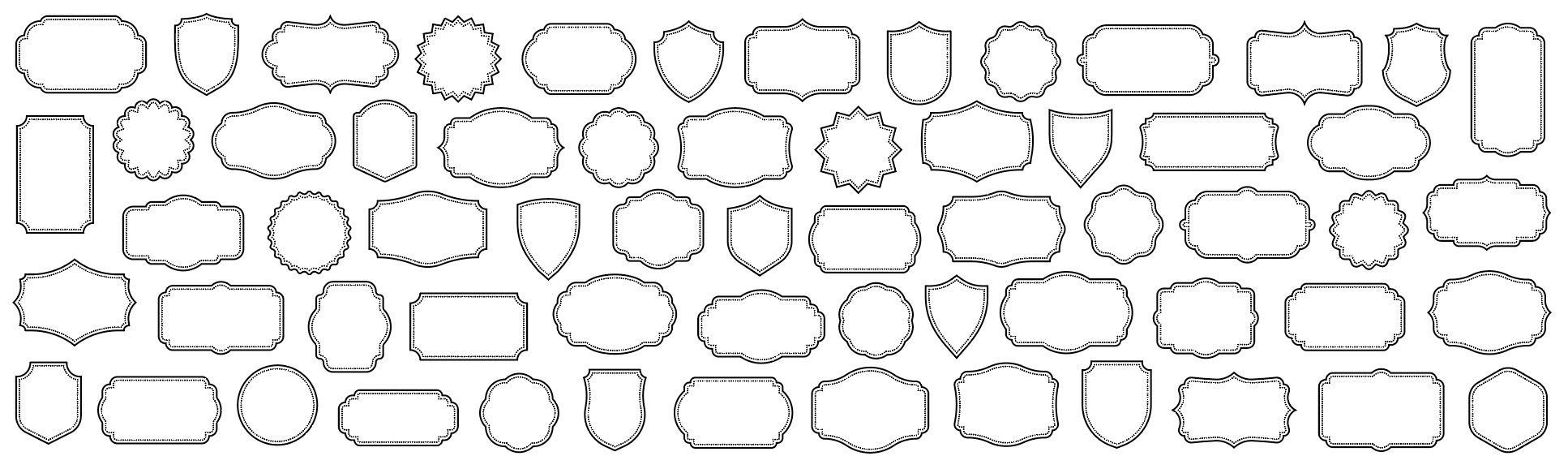 Vintage Badge Set. SVG, Pdf, Png, Eps, Ai File. - Etsy